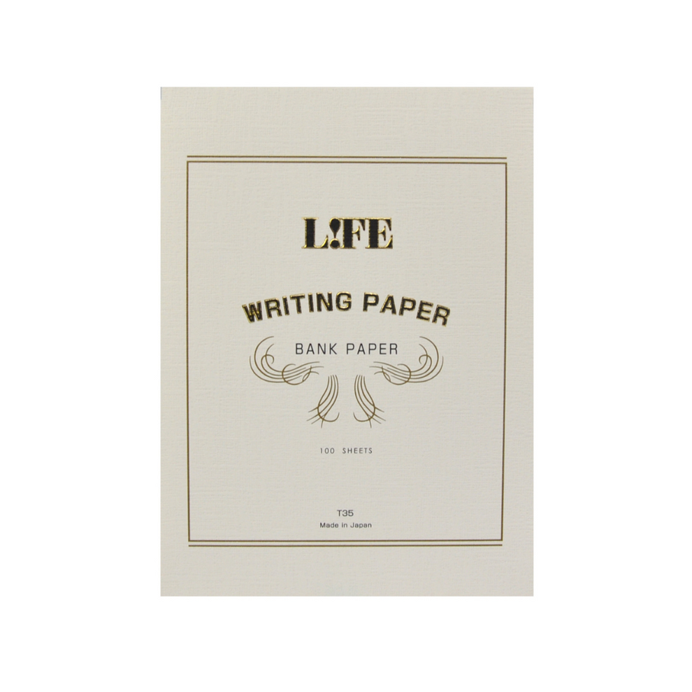 Life Writing Paper Bank Paper – Mira Stationers